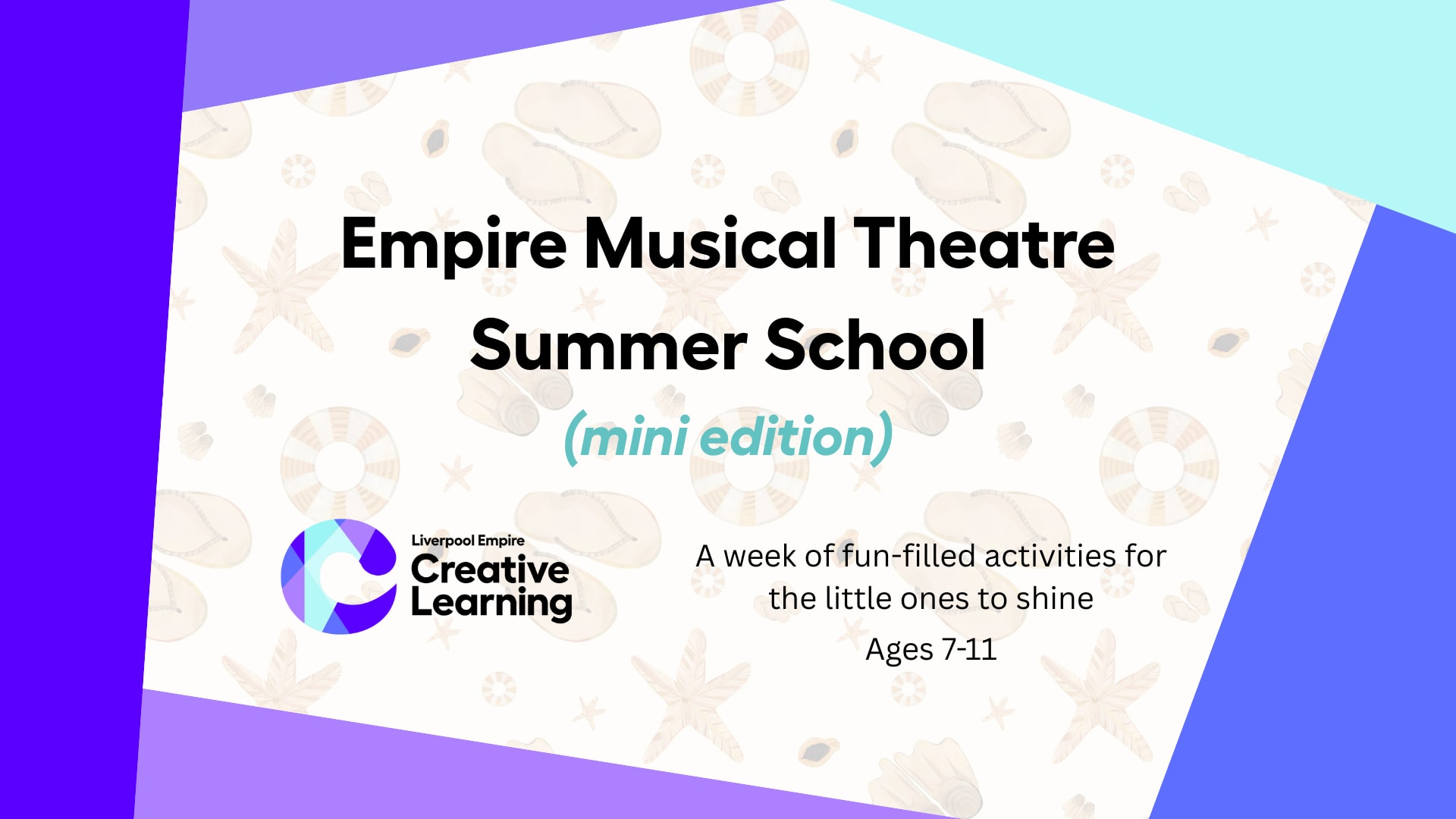 Empire Musical Theatre Summer School (mini edition) Tickets | Liverpool Empire in Liverpool ...